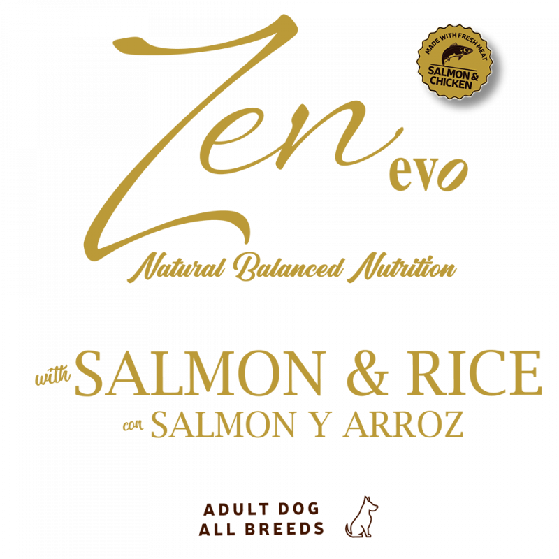 Snacks de salmón para perros Zen Natural Balanced Nutrition Evo